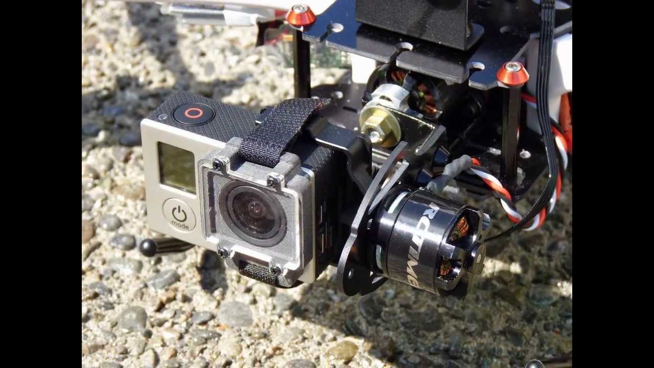 DIY Brushless gimbal Tarot Gopro 3 mount and controller (v1.4) with R/C ...
