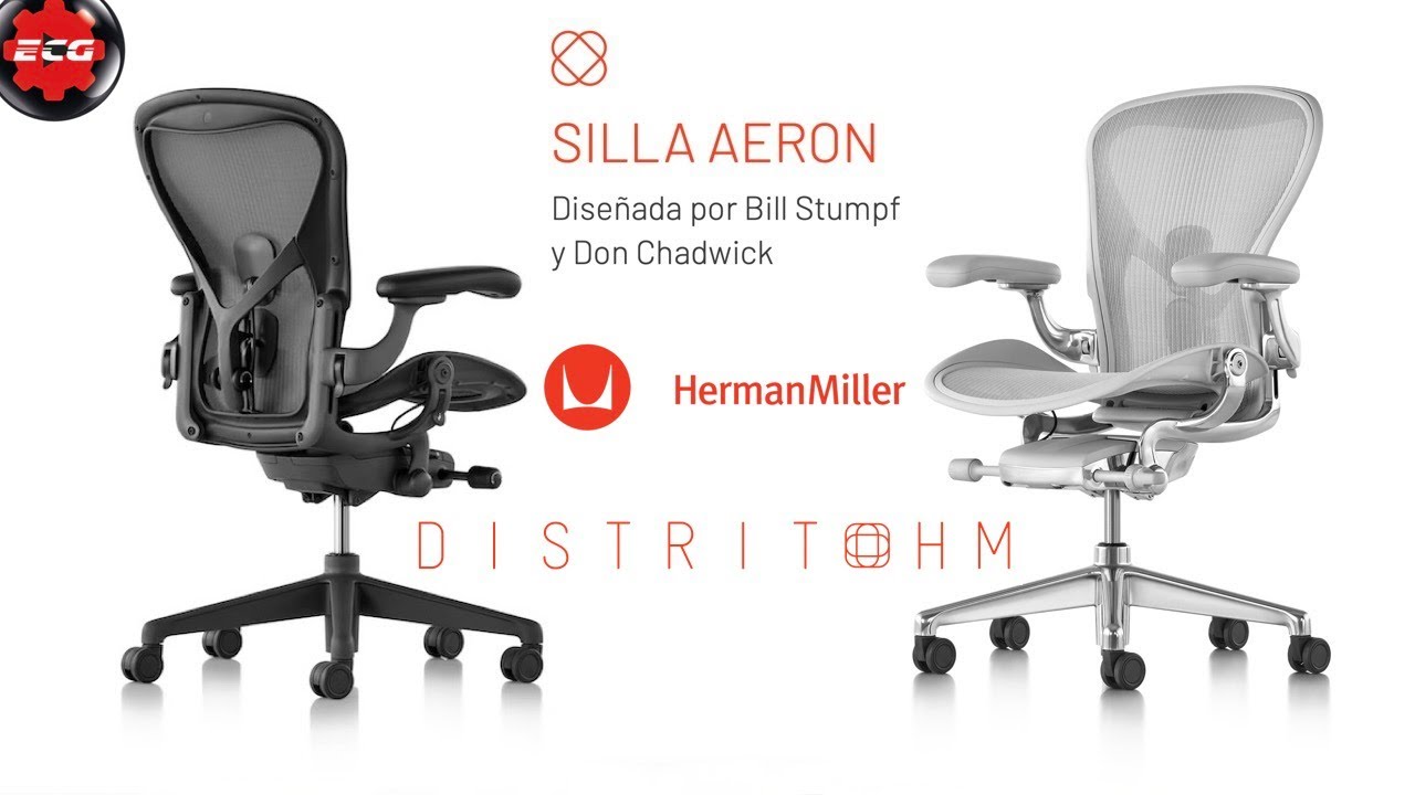 LA MEJOR SILLA ERGONÓMICA (AERON de Herman Miller) - YouTube