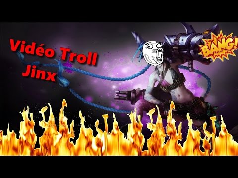 Vidéo Jinx : je commence a Troll : l League of legends l - YouTube