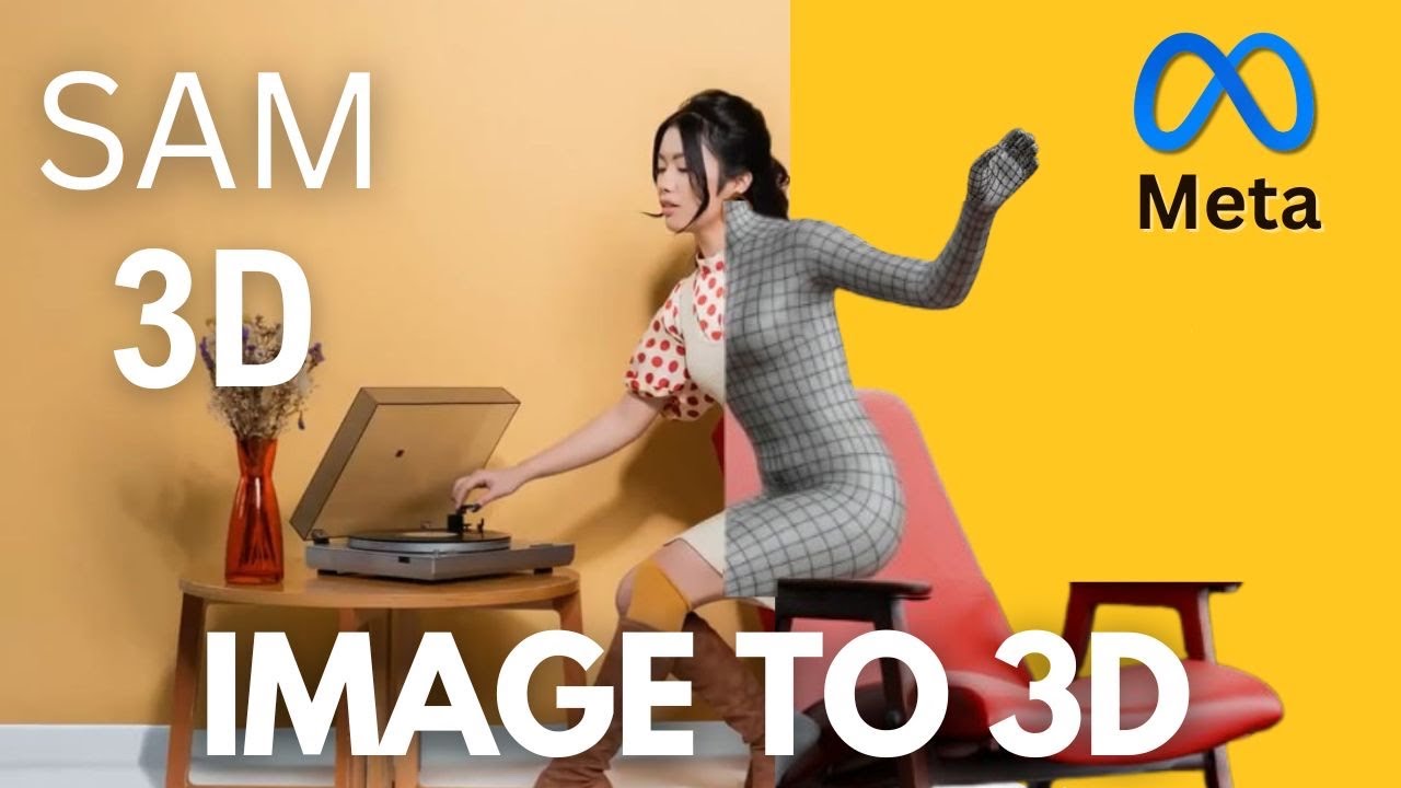 FREE Image to 3D Object with Meta SAM 3D | Video FX + Blender Import - YouTube