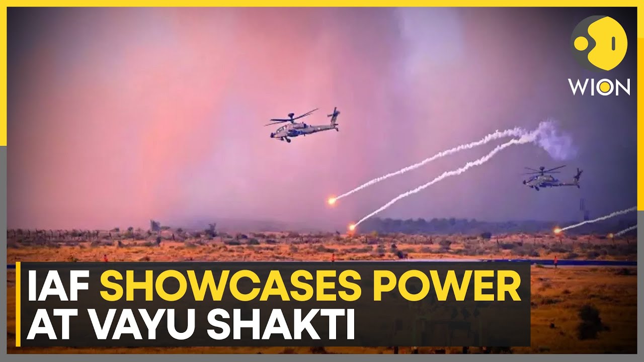 IAF conducts Exercise Vayu Shakti-24 at Pokhran | Latest News | WION ...