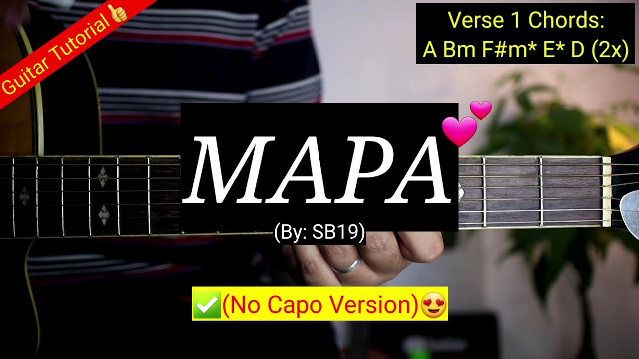 MAPA - SB19 😍 | Guitar Tutorial Acordes - Chordify