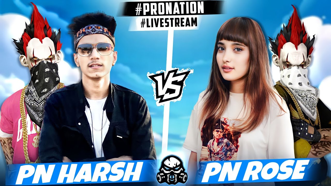 PN HARSH vs PN ROSE - Garena Free Fire - YouTube
