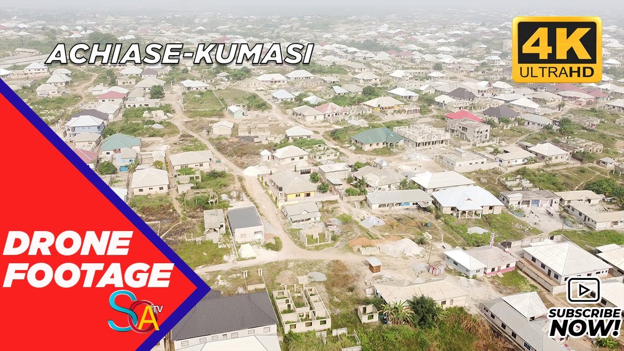 DRONE FOOTAGE - ACHIASE KUMASI (4K) - YouTube