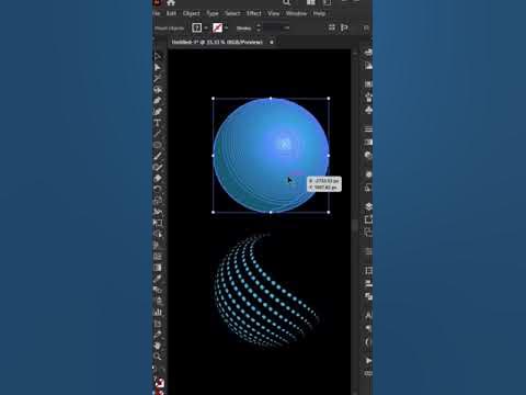 Adobe Illustrator ellipse tool to make 3D effect - YouTube