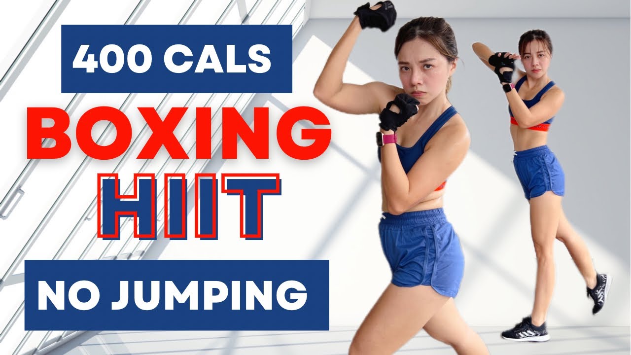 CARDIO BOXING Workout - NO JUMPING! - YouTube