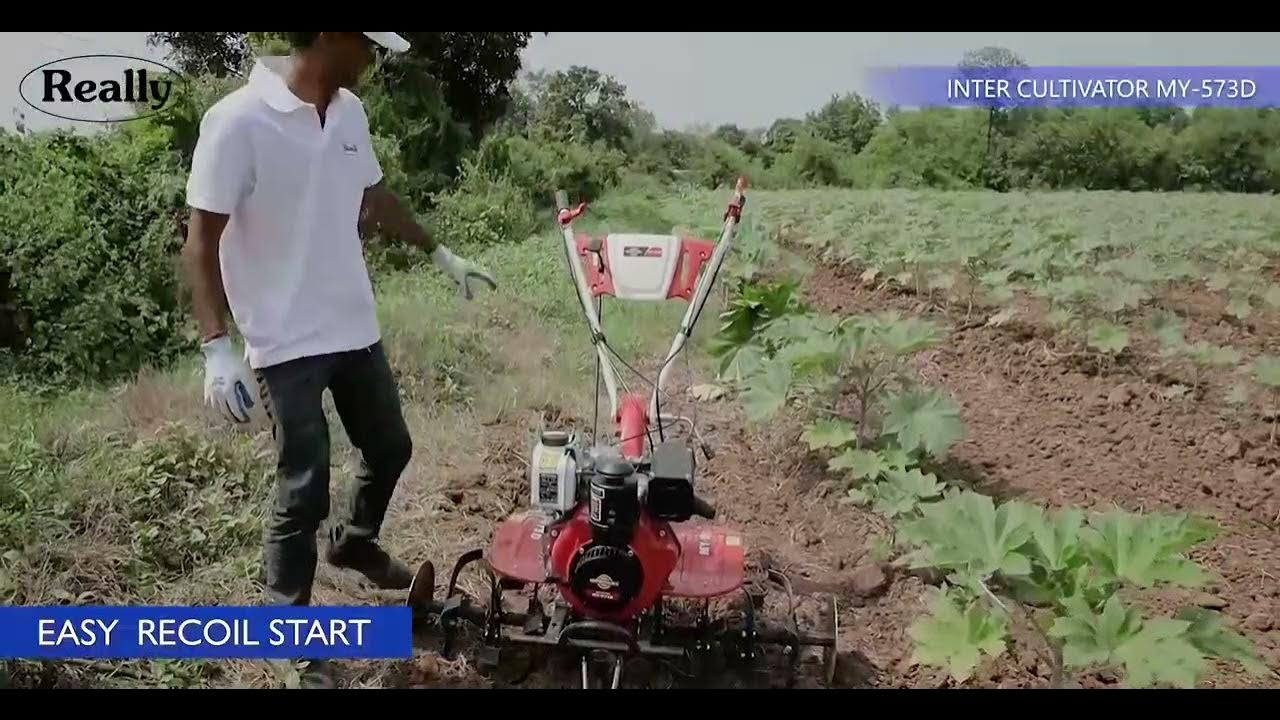 Really Power Weeder | MY-573D | 7 HP Power Weeder | Diesel Power Weeder - YouTube