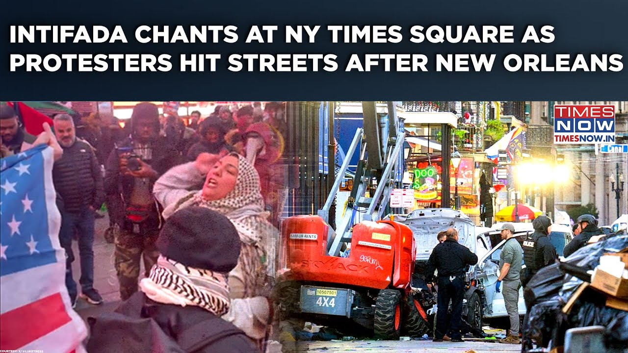 Intifada Call In New York Times Square Even As Israelis Hit In New ...