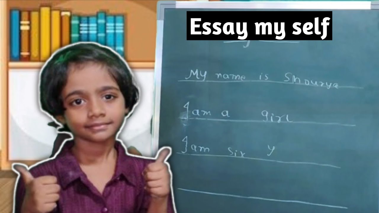 My self for lkg and ukg | self introduction in english for kids ...