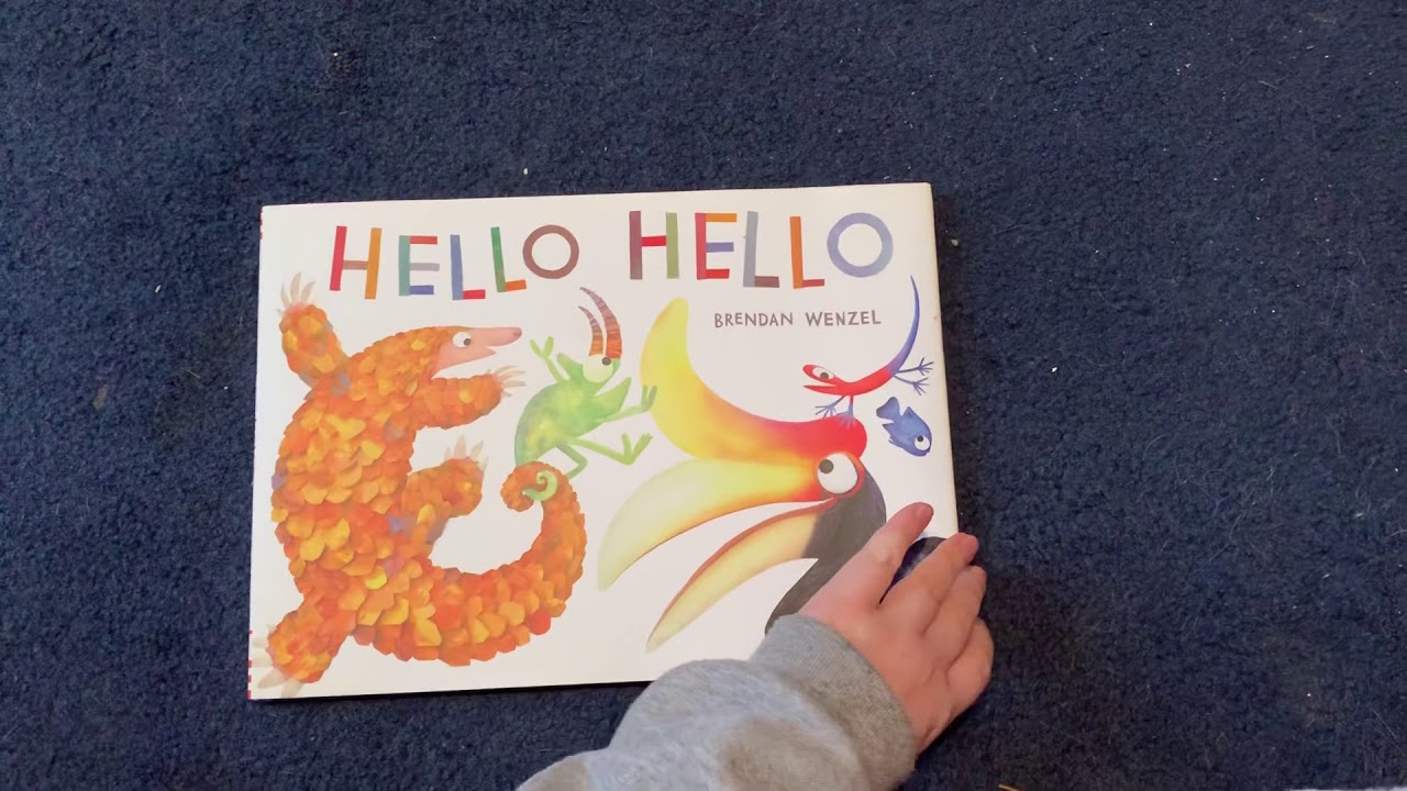 Hello Hello by Brendan Wenzel- read aloud - YouTube