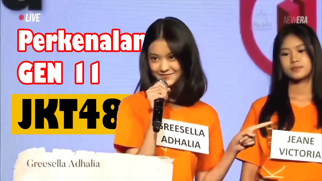 Perkenalan GEN 11 JKT48 - YouTube