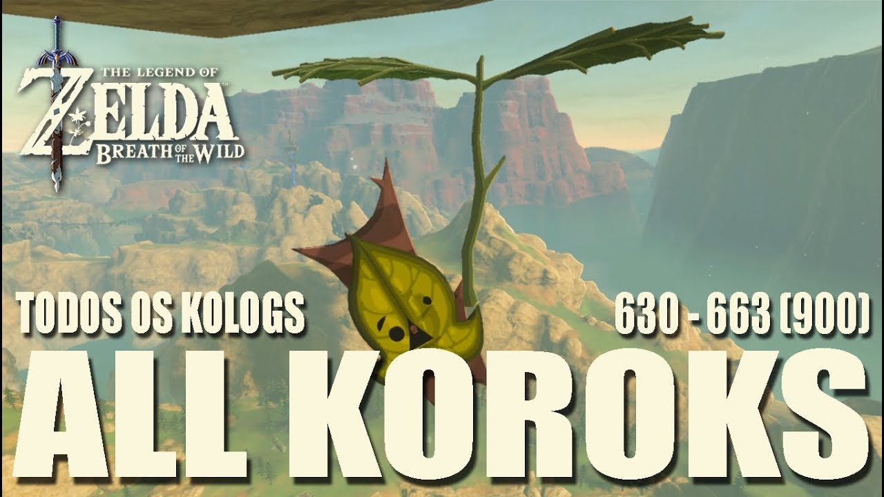 ZELDA BREATH OF THE WILD - TODOS OS KOROKS 11/16 TABANTHA TOWER (630 ...