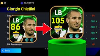 US How To Train Epic Giorgio Chiellini In Efootball 2026 Efootball Pes ...