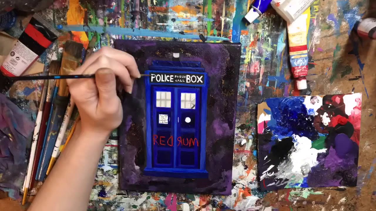 Speed Painting: REDRUM TARDIS - YouTube