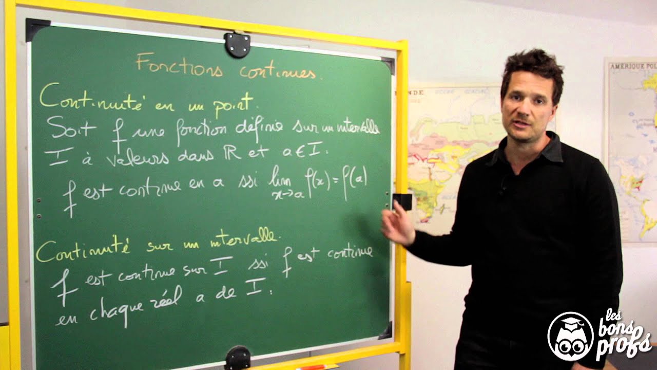 Fonctions continues - Le rappel de cours - Maths terminale - Les Bons Profs - YouTube