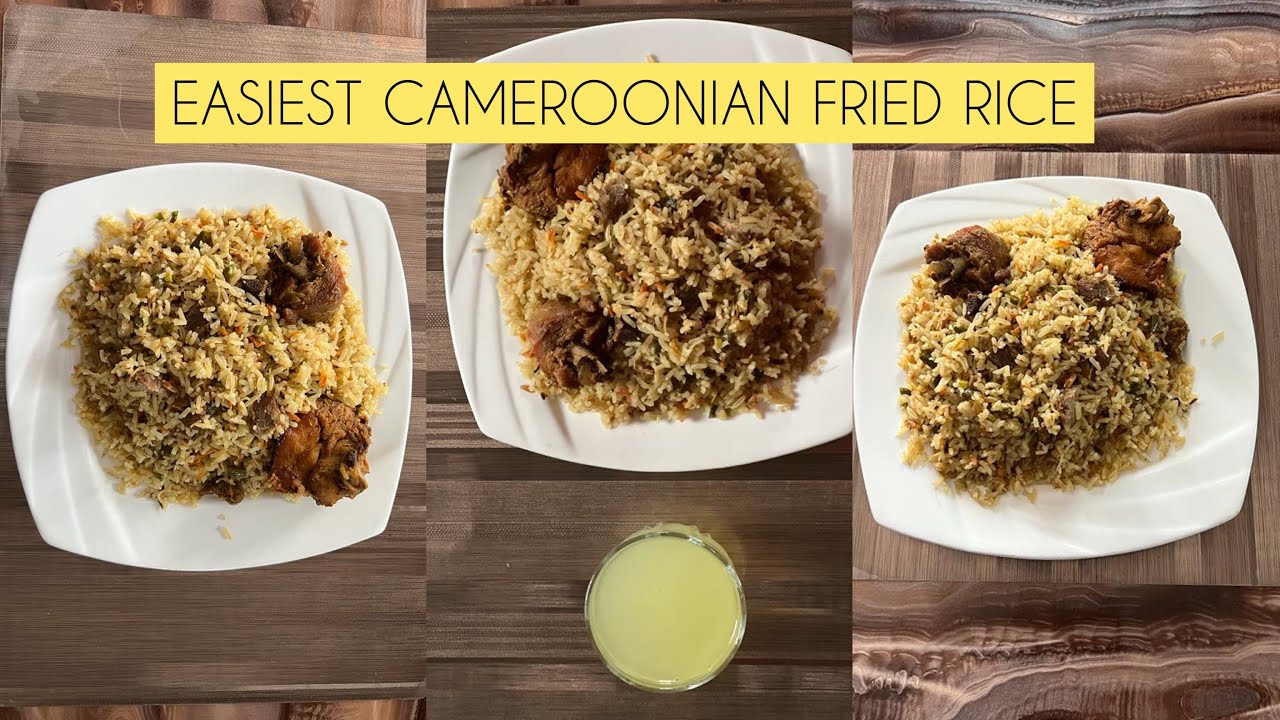 Easiest🇨🇲 Cameroonian 🇨🇲Fried RICE recipe| how to cook finger licking 😋 ...