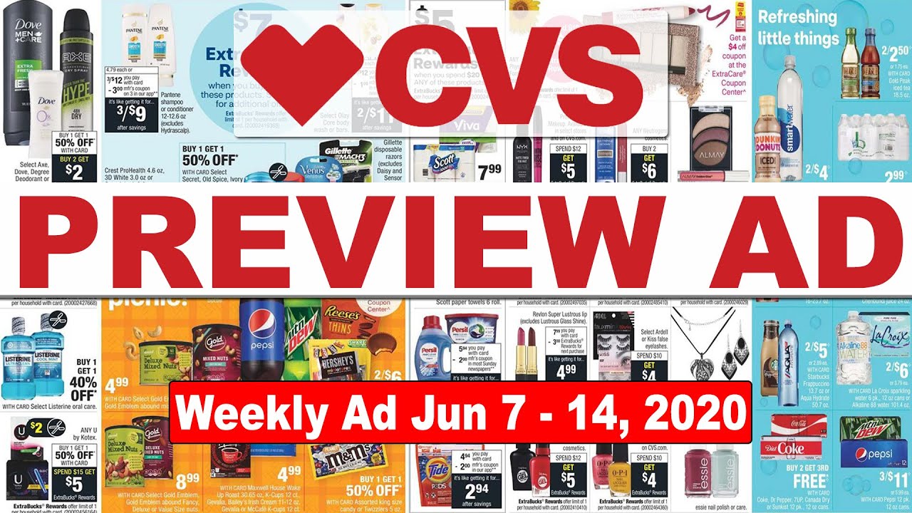 CVS Preview Weekly Ad Jun 07,2020 | CVS Weekly Grocery Ad | CVS Weekly ...