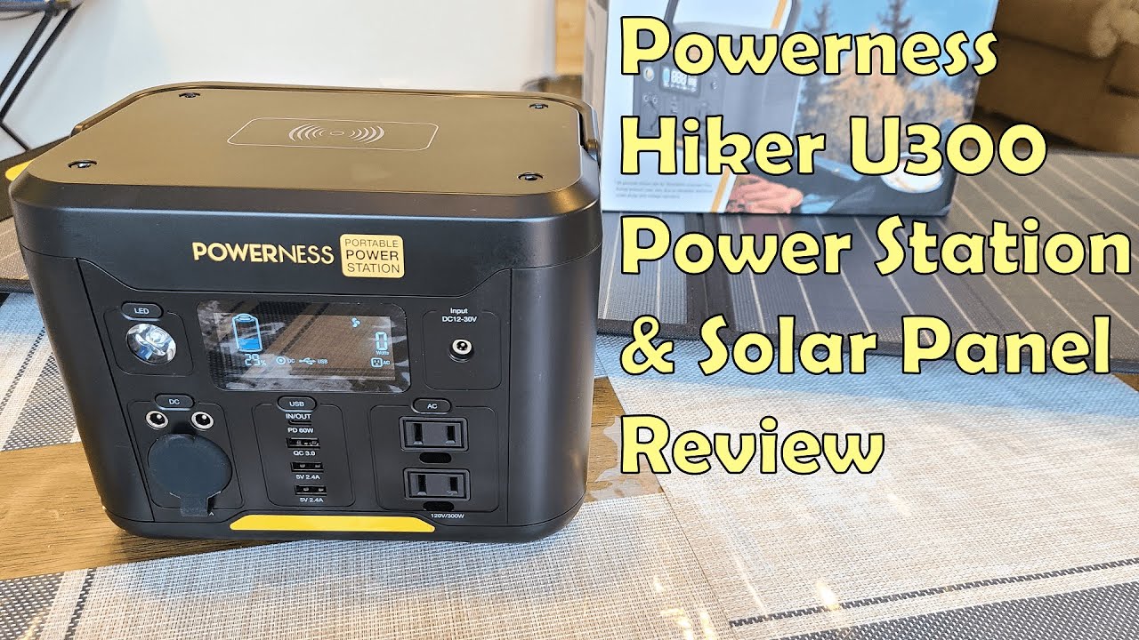 Powerness Hiker U300 300W Power Station Review - YouTube