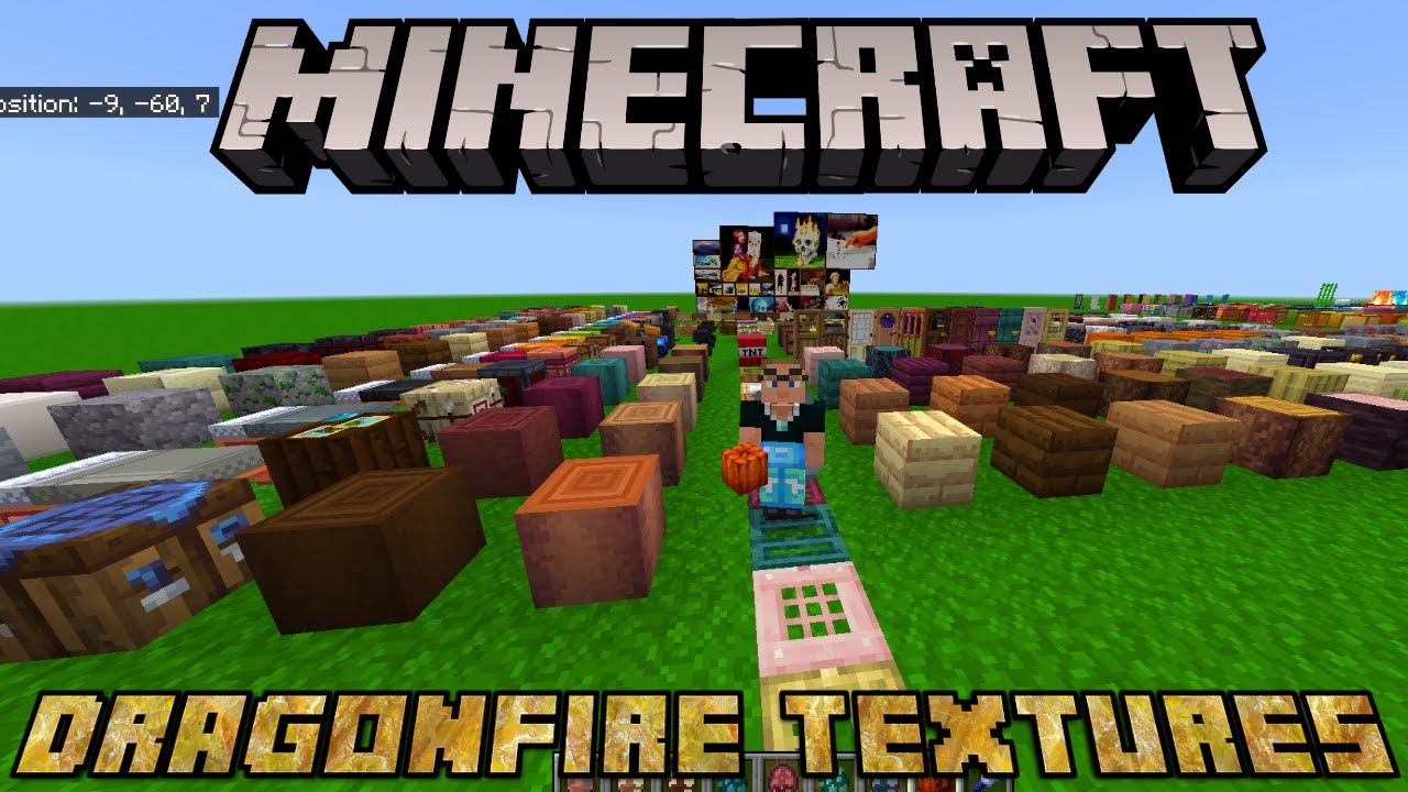 Dragonfire texture pack review in Minecraft - YouTube