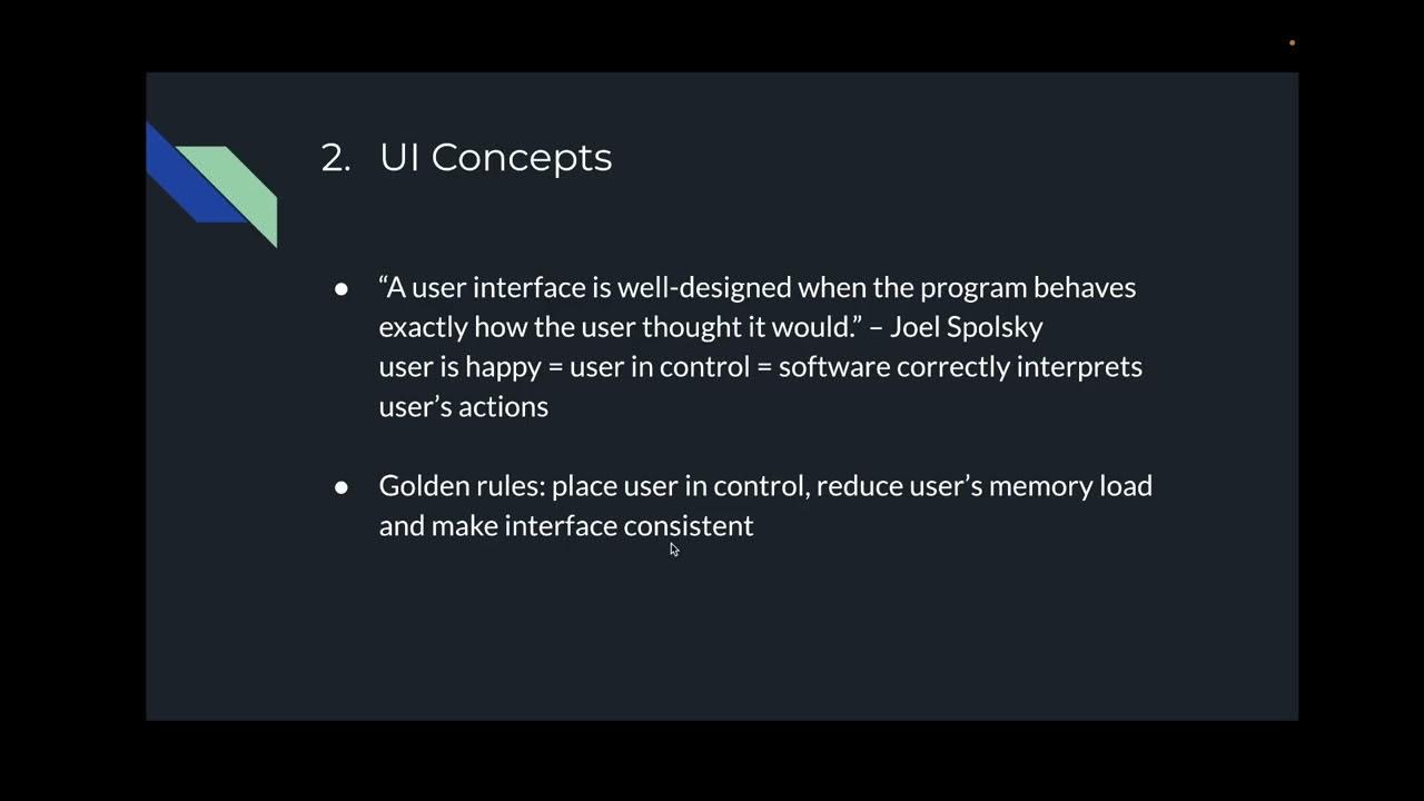 CSE334 Software Engineering Tutorial 7 Part 1: UI, UX & Design Thinking - YouTube