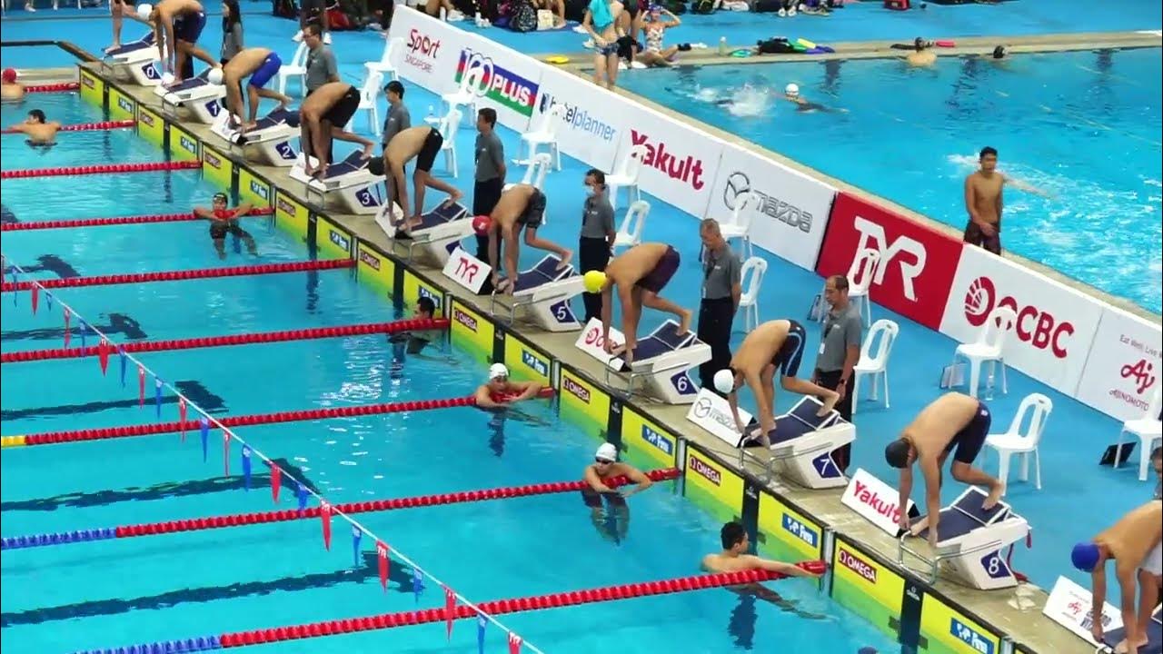 January Swim Series - Mens 100m Breaststroke - Heat 2 - YouTube
