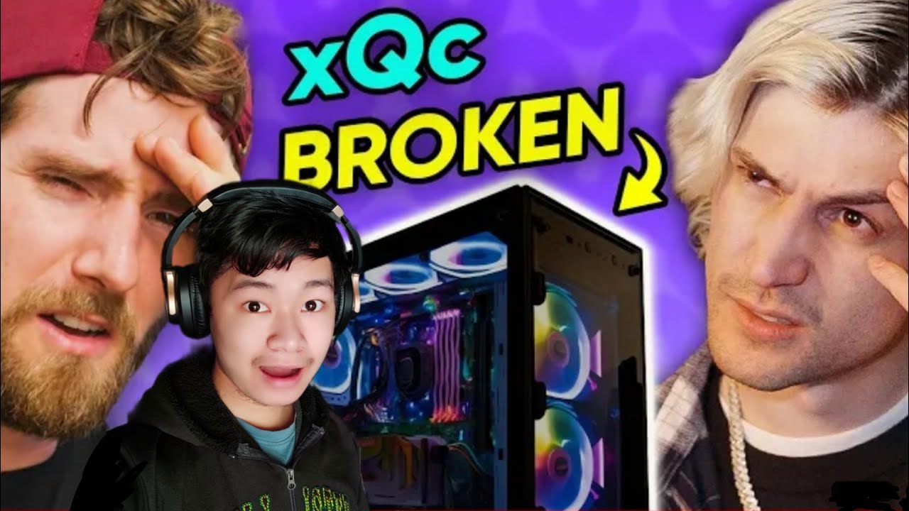 xQc Broke his Computer AGAIN (Linus tech tips) | REACTION - YouTube
