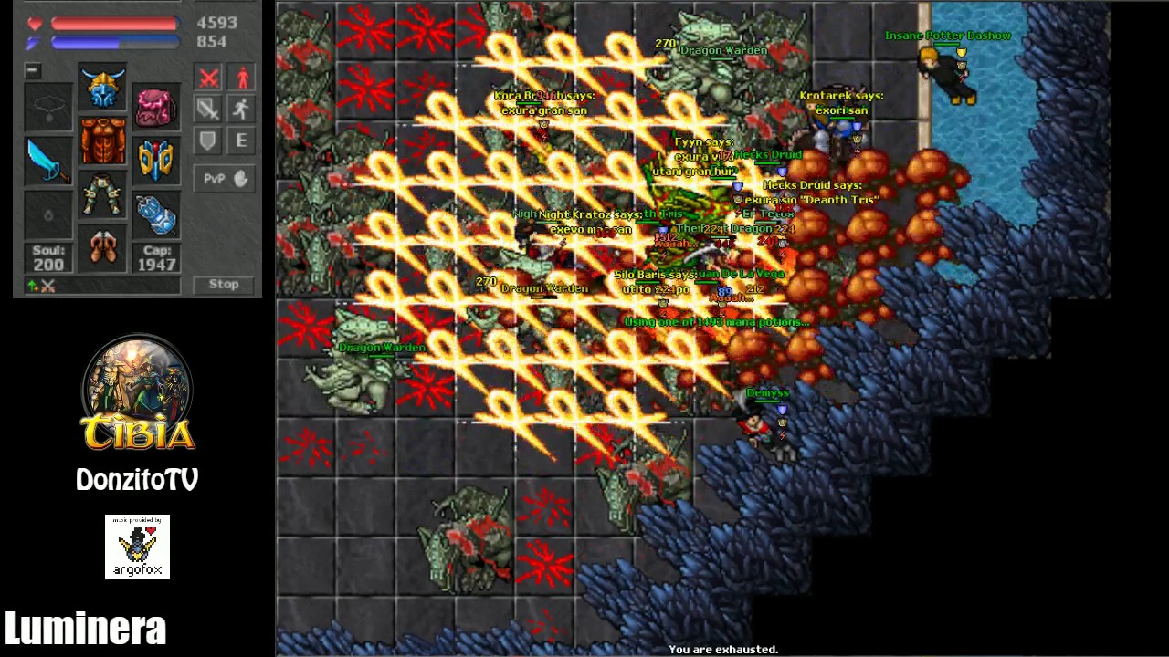 Tibia Global | Luminera VRAU | The First Dragon Quest ( 20 Years of ...