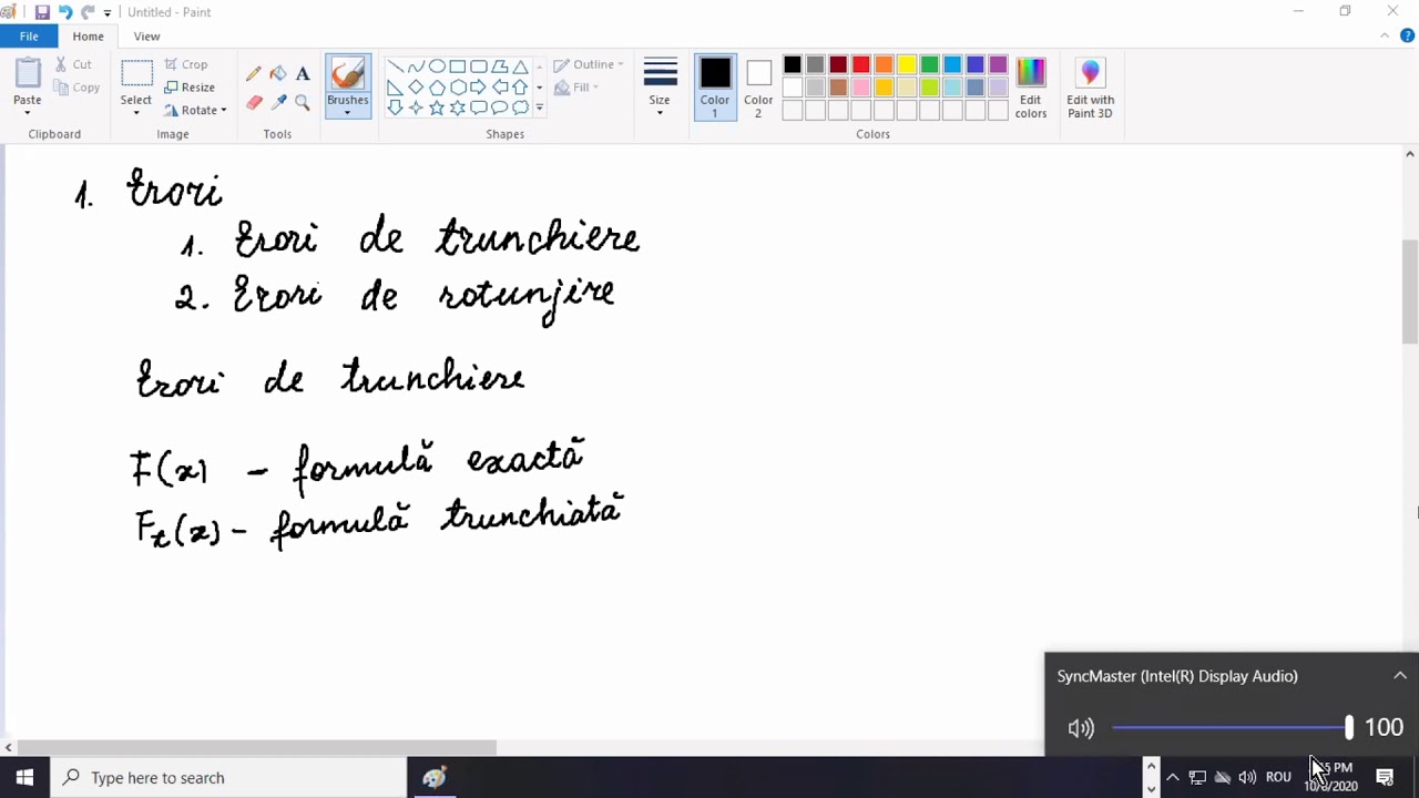 Calcul Numeric Curs 1 - YouTube