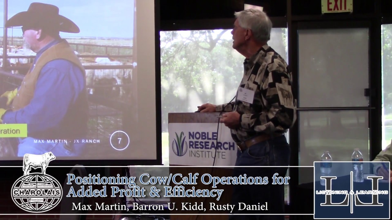 Positioning Cow Calf Operations Panel Discussion | AICA Listening ...