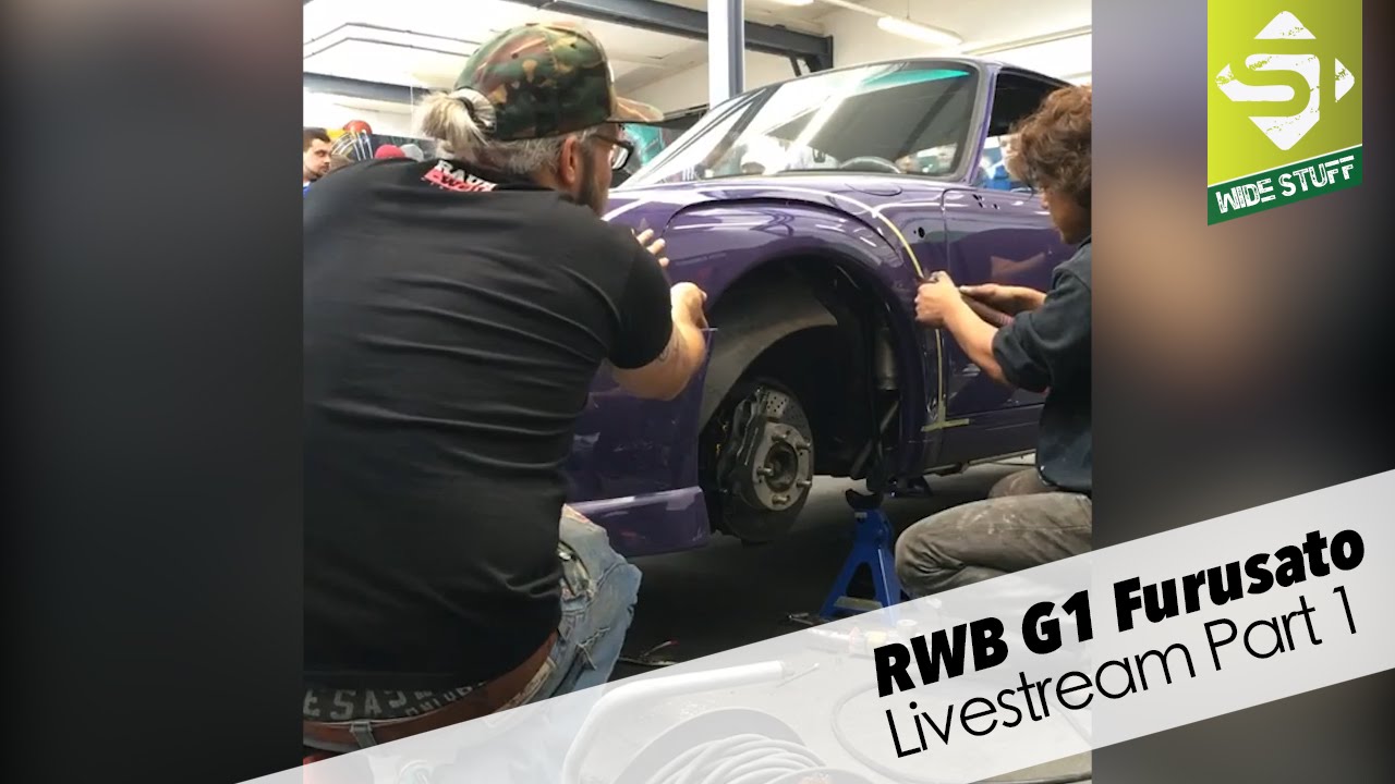 RWB Germany | Livestream Front Fenders | Sidney Industries - YouTube