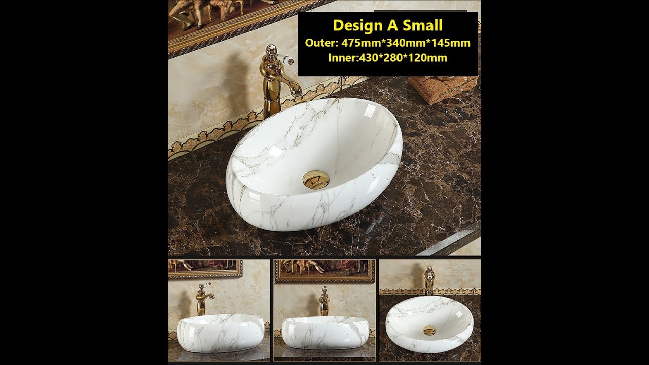 Marble European Bathroom basin with classy tap - YouTube