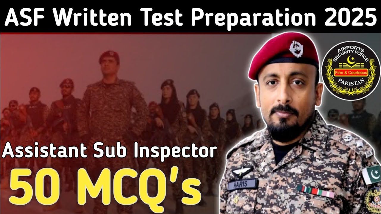ASF ASI Test Preparation 2025 | ASF ASI written test preparation 2025 ...