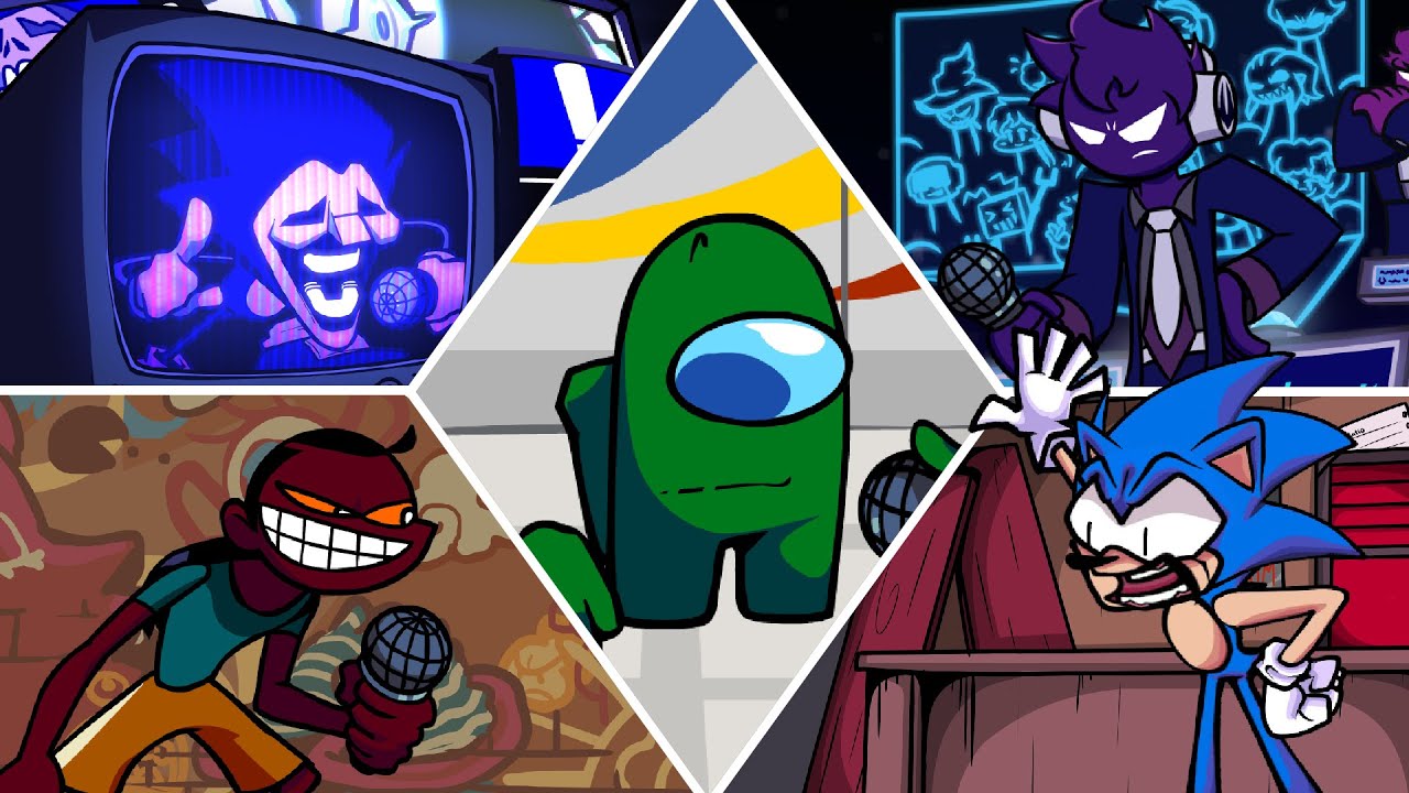 FNF SUSSUS TOOGUS - But Every Turn A Different Character Sings It! | Vs ...