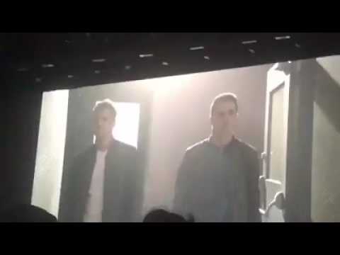 Ethan And Jackson Walking Down The Hall Way