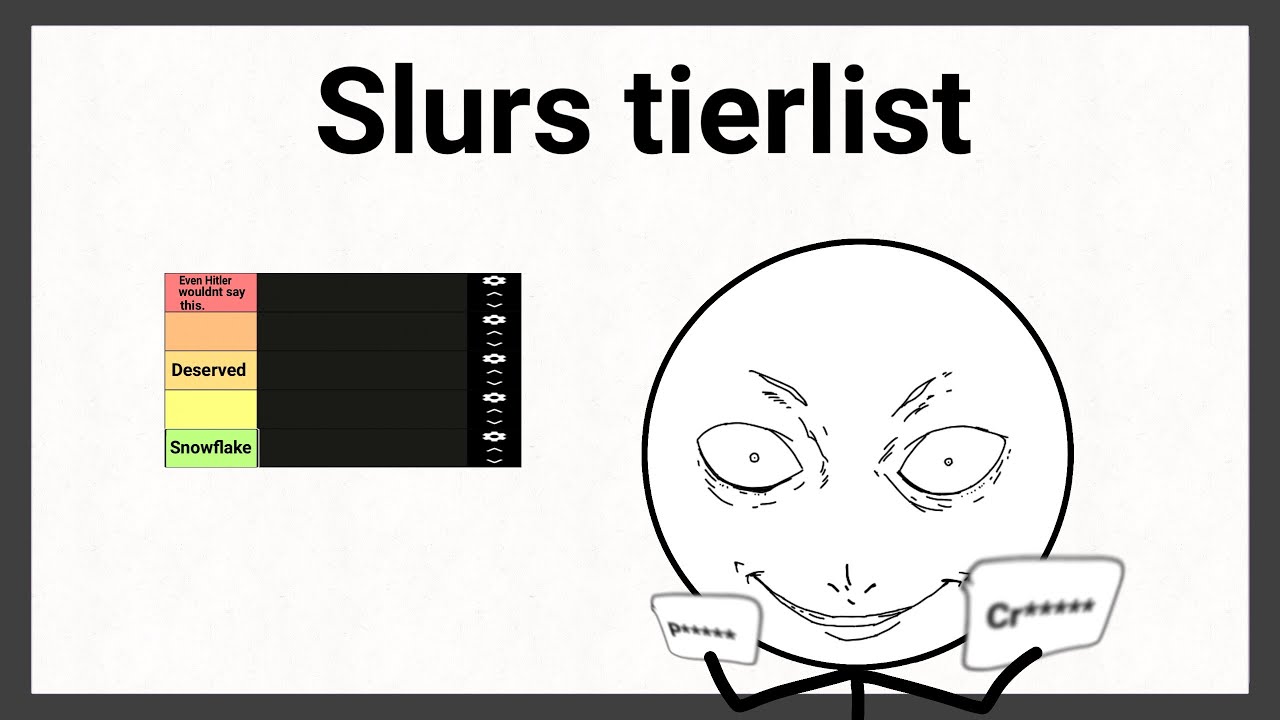 Ranking racial slurs - YouTube