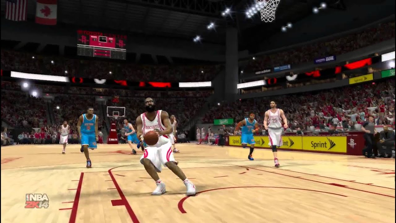 NBA 2K14 - James Harden 360 DUNK. - YouTube