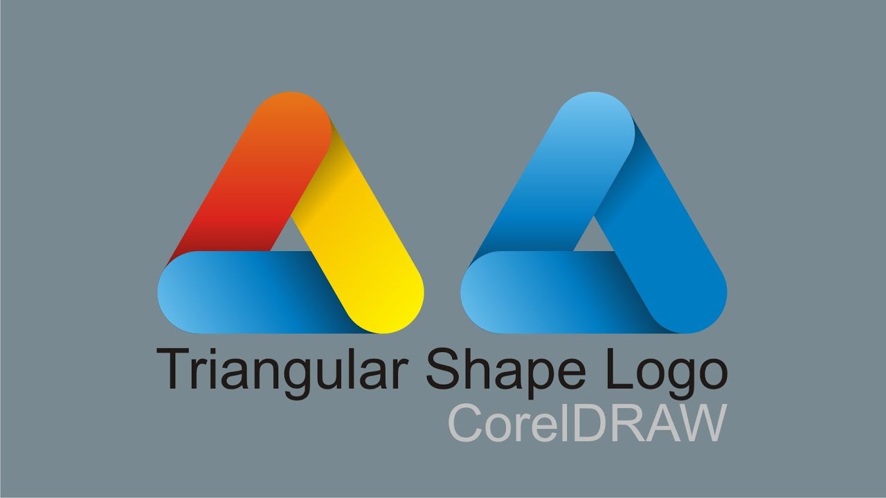 Triangular Shape Logo Tutorial | Corel Draw Tutorial | Logo Designing - YouTube