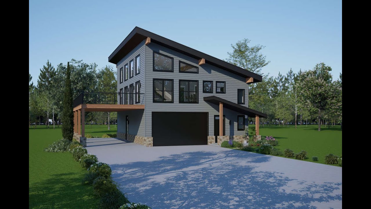 Contemporary House | With Pictures | Plan 940-01352 - YouTube