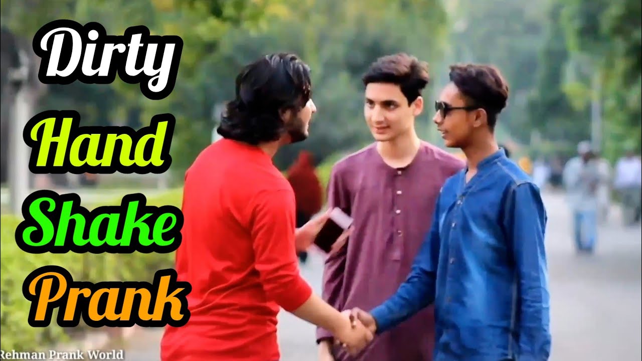 Dirty Hand Shake Prank - YouTube