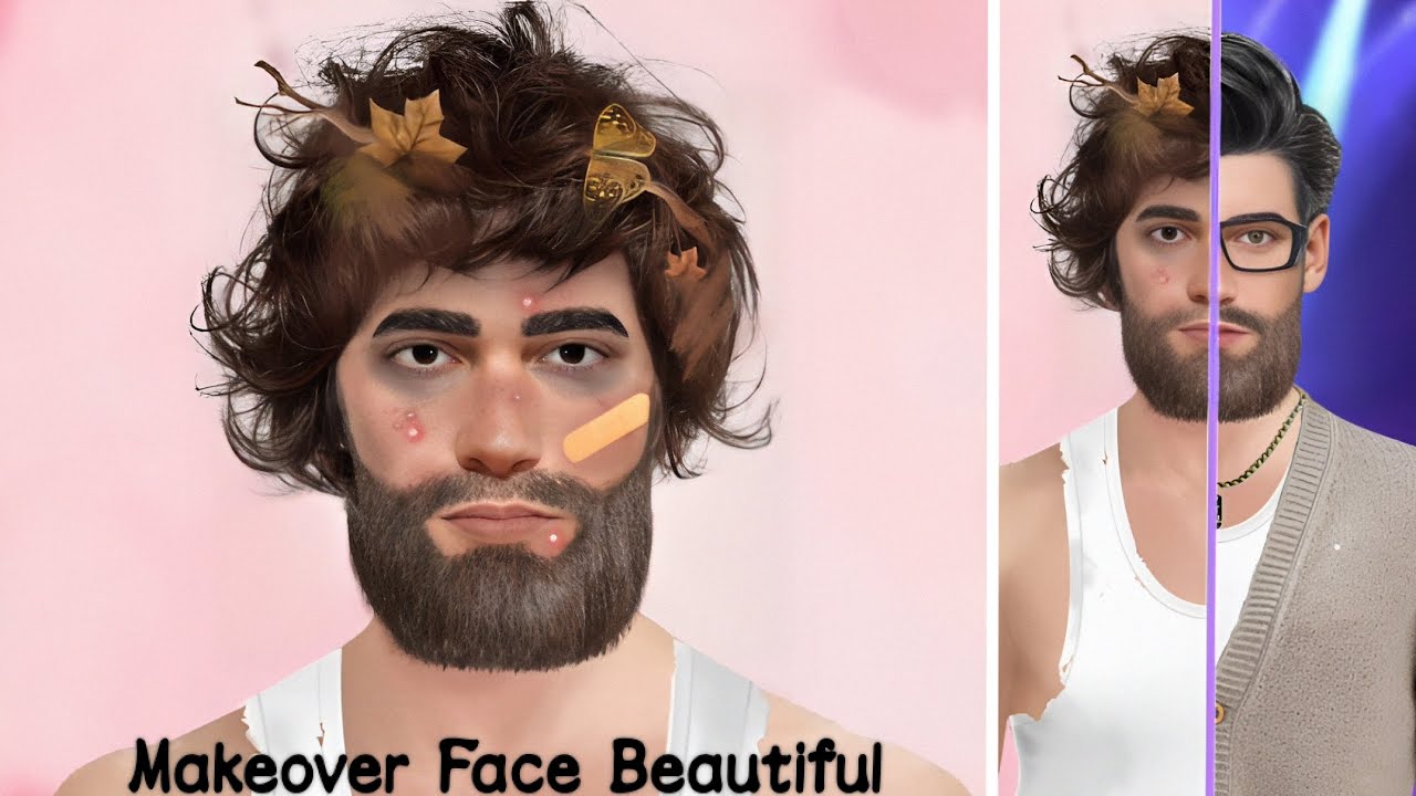 Party wear dress Up Makeover Face Animation ASMR - YouTube