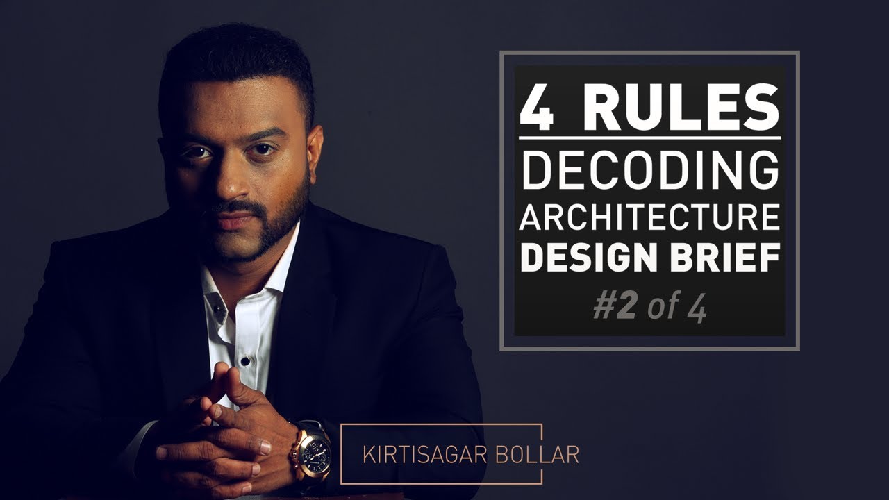 How to APPROACH an Architecture Design Brief (#2 of 4) - YouTube