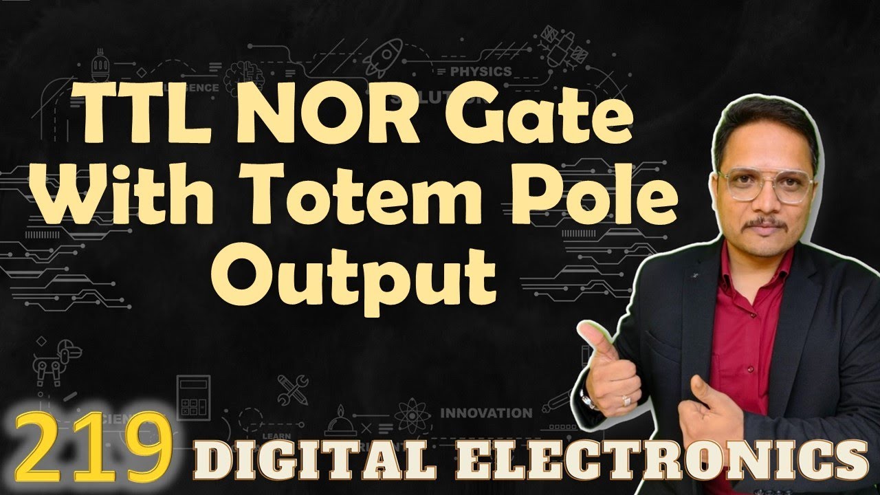 TTL NOR Gate with Totem Pole Output: Circuit and Working - YouTube