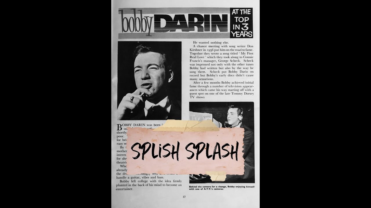 Splish Splash🎵 – Bobby Darin – HQ Audio – #PoetryInMotion – #Official ...
