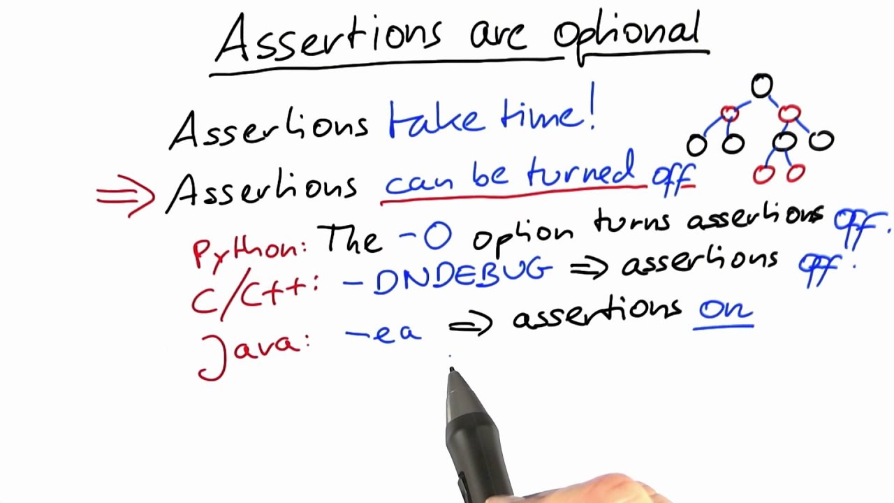 Assertions Are Optional - Software Debugging - YouTube