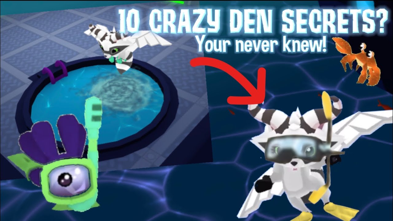 10 CRAZY DEN SECRETS You May Not Have Known!! | Bandits Animal Jam ...