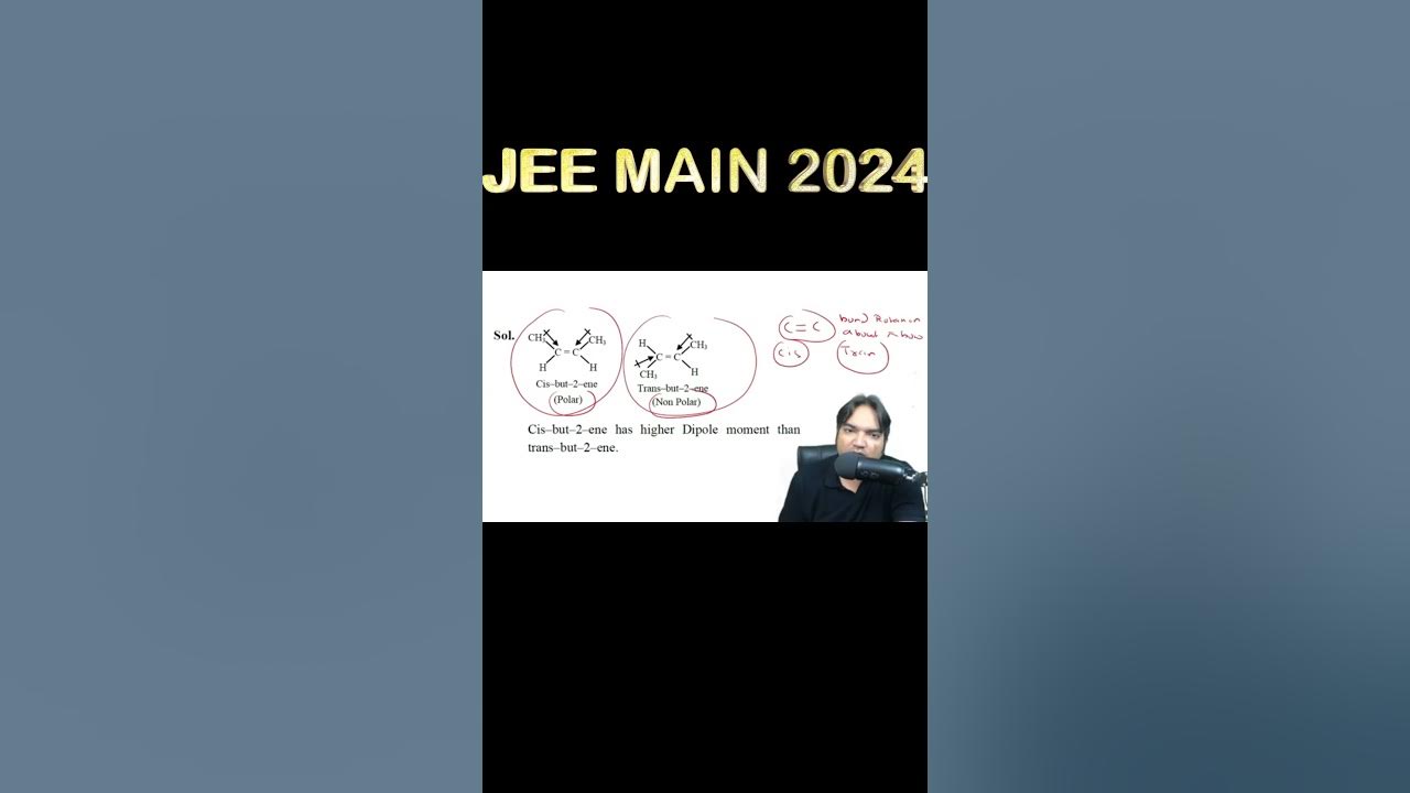 The incorrect statement regarding the geometrical isomers of 2-butene is: - YouTube