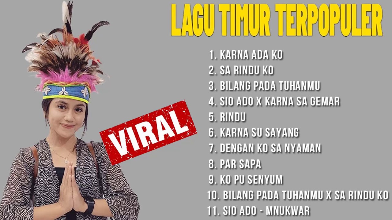 LAGU TIMUR TERPOPULER 2020 [FULL ALLBUM] - HITS Karna Ada Ko - YouTube
