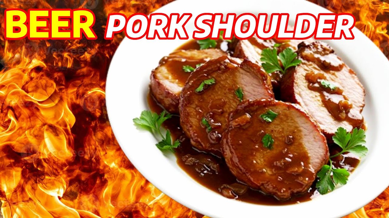 🍺 BEER PORK Recipe in Oven! HOW to Make Beer-Braised Pork Shoulder 🤯 ...