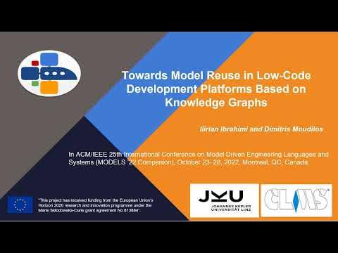 Presentation at MODELS 2022 - Model reuse on Low-code Platforms based on Knowledge graphs. - YouTube