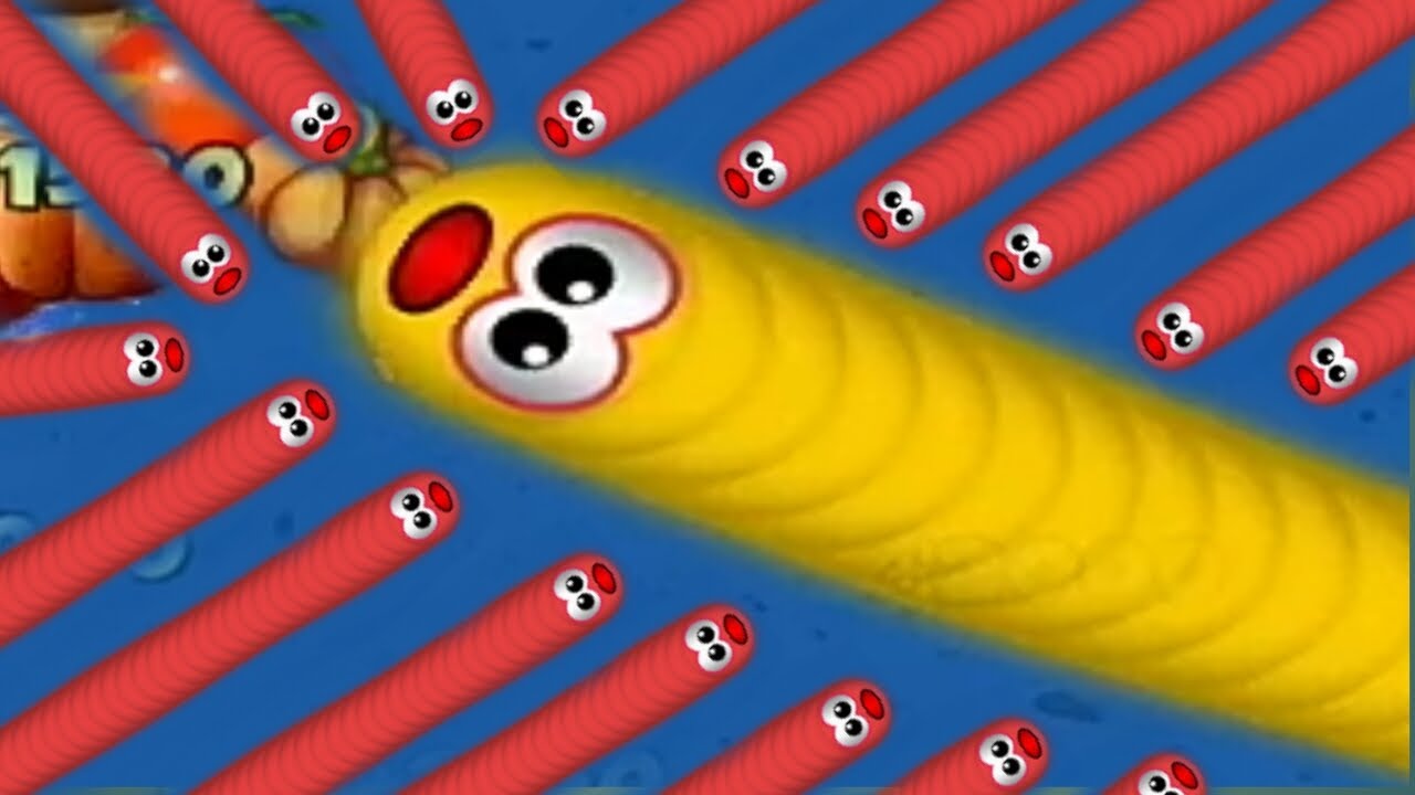 cacing kuning wromszone .io - YouTube